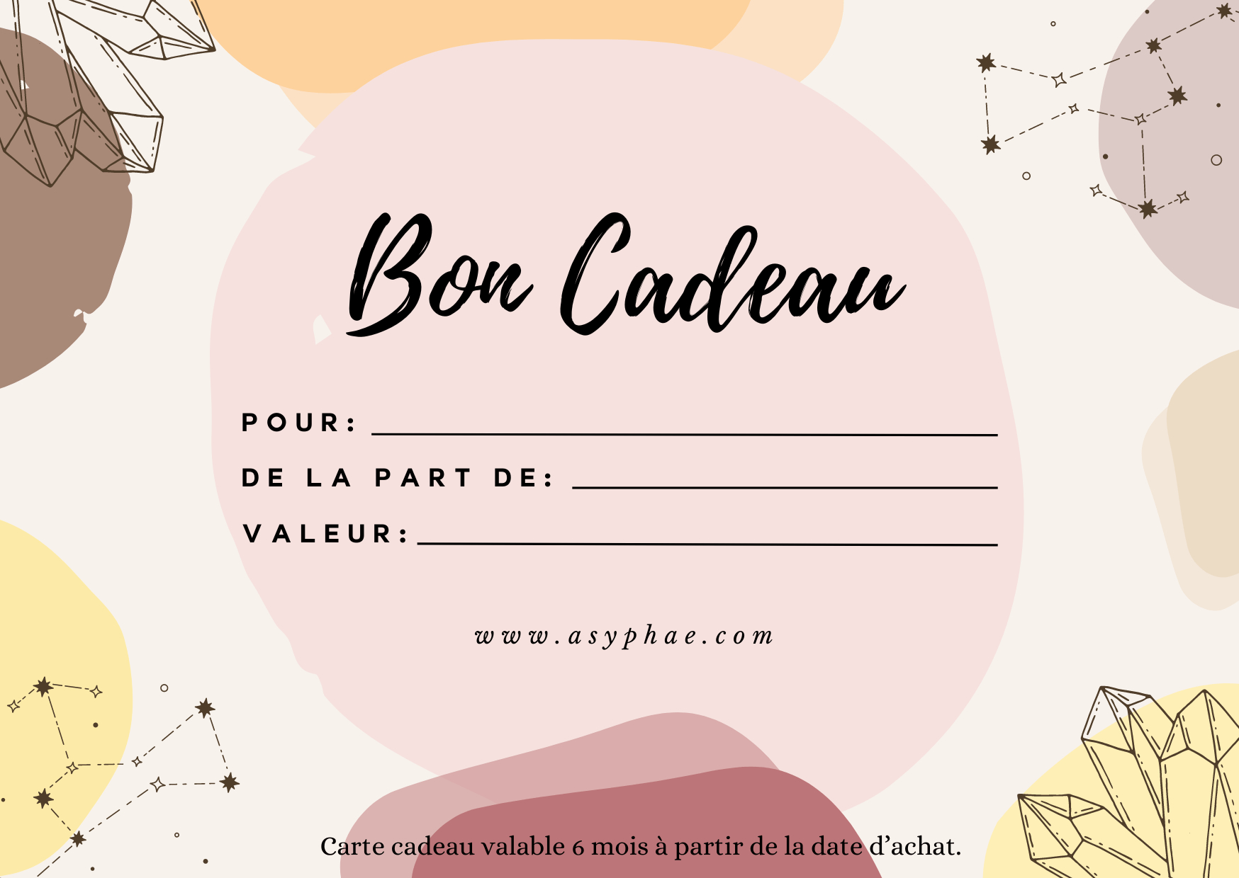 Carte cadeau - Asyphae